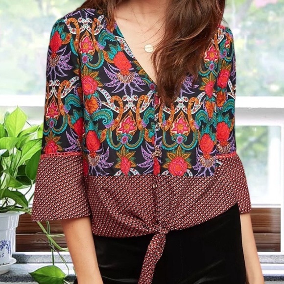 Maeve | Tops | Maeve By Anthropologie Floral Buttondown | Poshmark